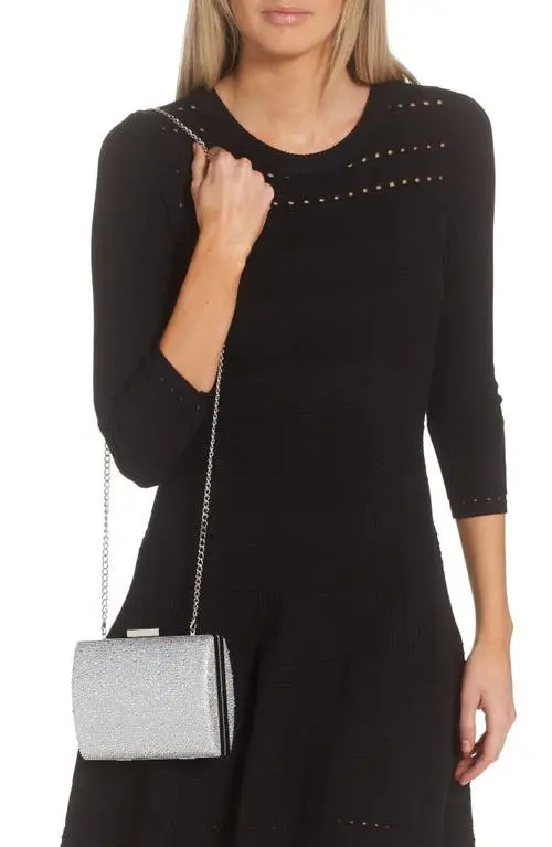 OLGA BERG Gabby Crystal Clutch