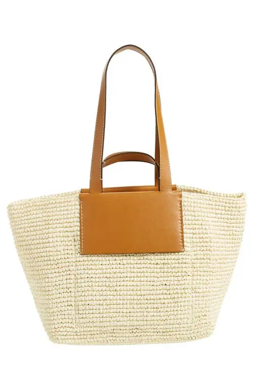 Proenza Schouler White Label Large Morris Raffia Tote In Ivory