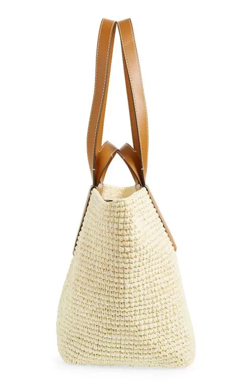 Proenza Schouler White Label Large Morris Raffia Tote In Ivory