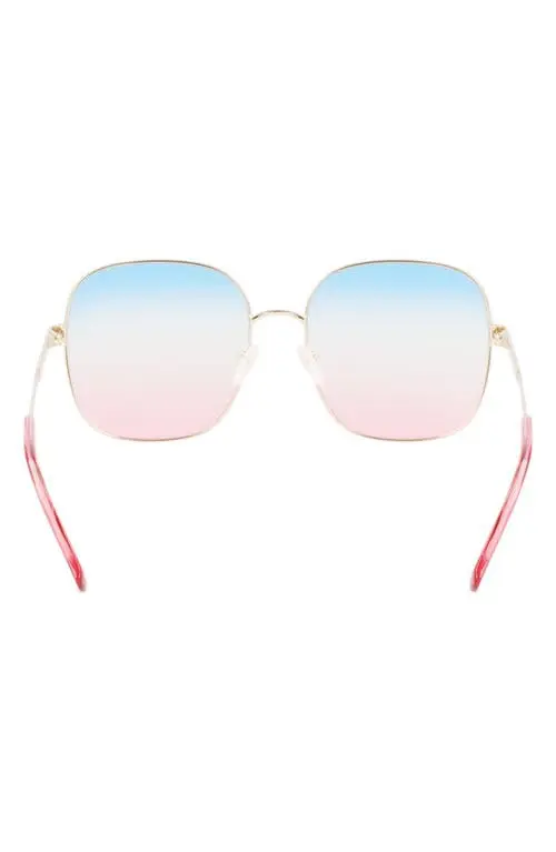 Longchamp 59mm Monogram Square Sunglasses