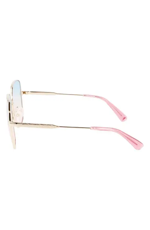 Longchamp 59mm Monogram Square Sunglasses