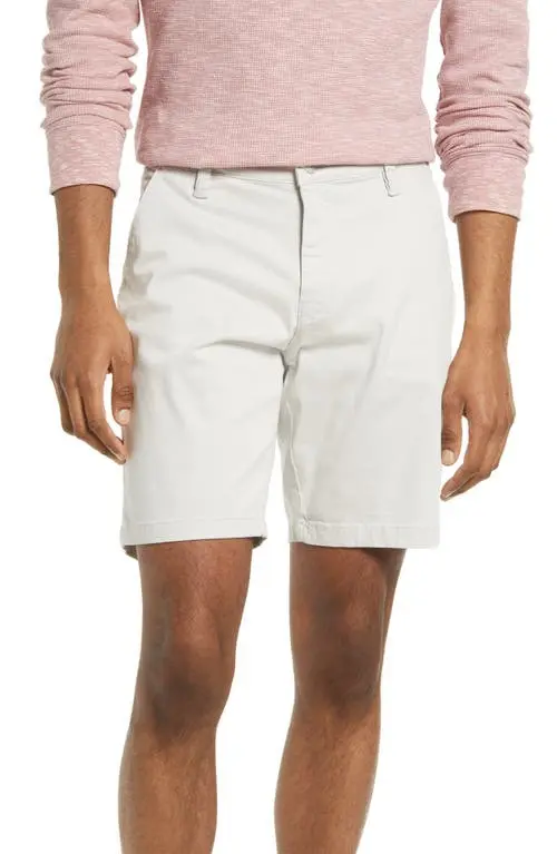 MAVI Noah Stretch Flat Front Shorts - Oyster Mushroom Twill