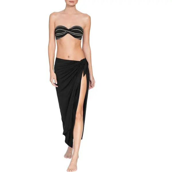Robin Piccone Ava Cover-up Pareo - Black