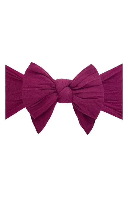 BABY BLING Bow Head Wrap - Rouge