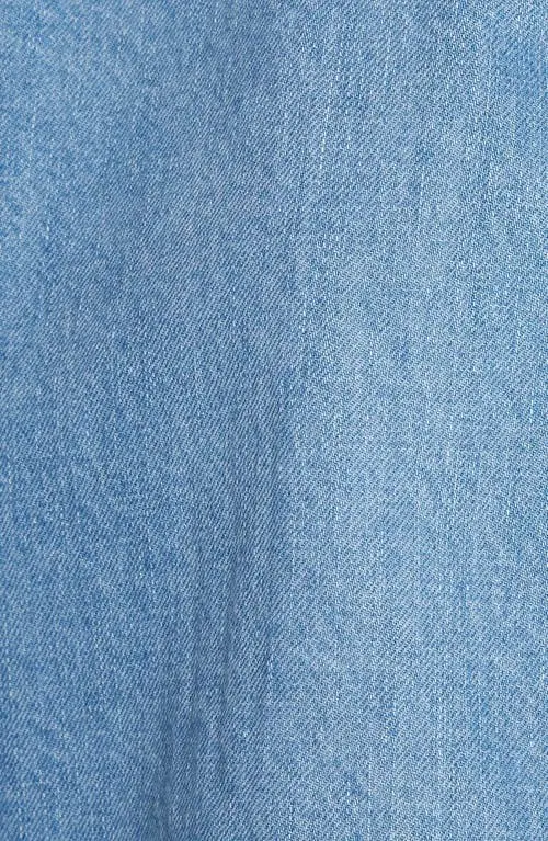 Bottega Veneta Crop Bleached Denim Shirt - Light Bleach