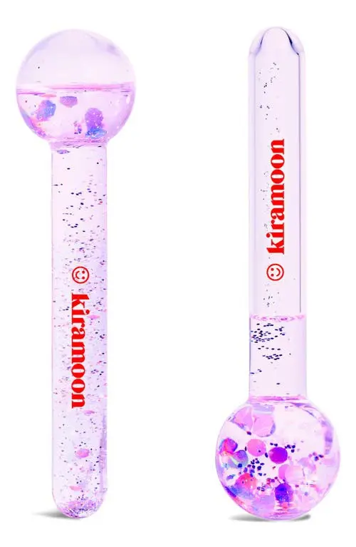 KIRAMOON Moon Globes Freezable Facial Massagers - Pink