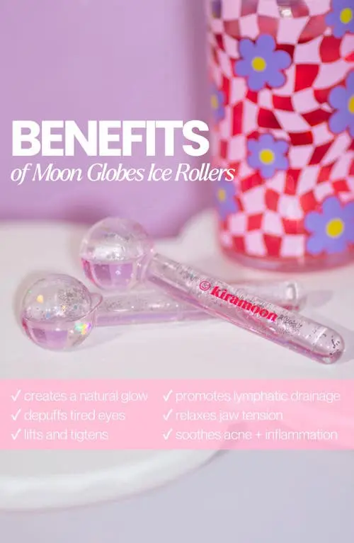 KIRAMOON Moon Globes Freezable Facial Massagers