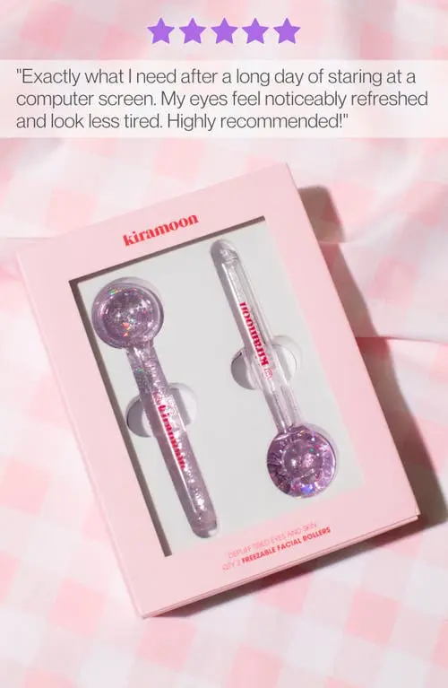 KIRAMOON Moon Globes Freezable Facial Massagers