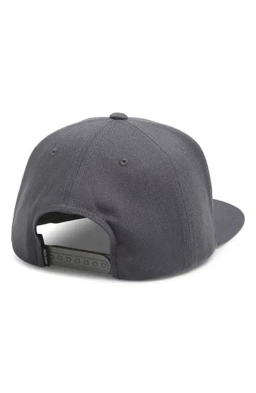 Brixton Oath Iii Snapback Baseball Cap - Future Grey