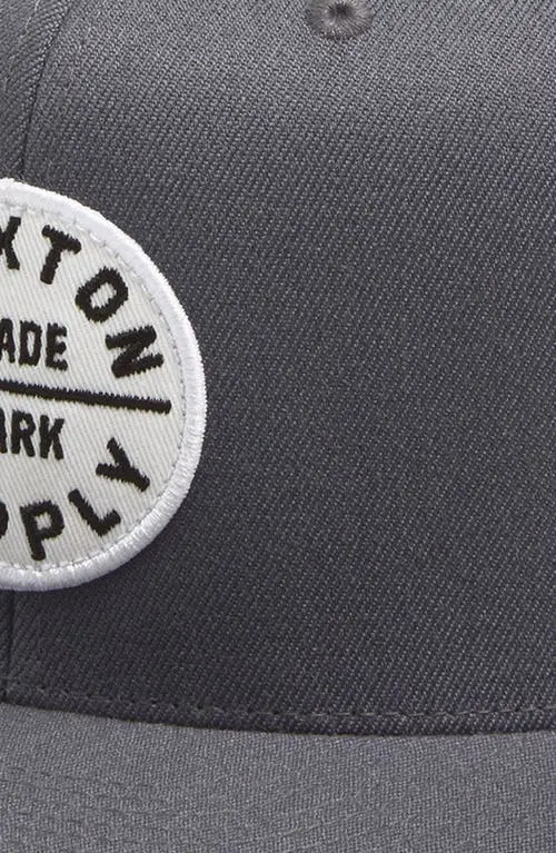 Brixton Oath Iii Snapback Baseball Cap - Future Grey