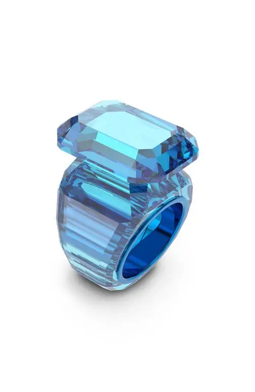 SWAROVSKI Lucent Cocktail Ring - Aquamarine