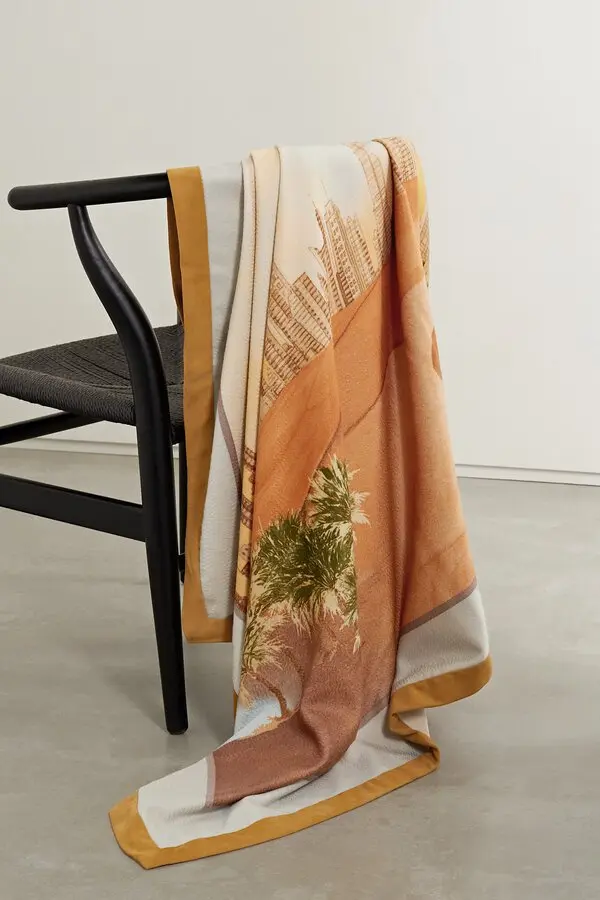 Loro Piana Golden Hour In Dubai Cashmere Throw