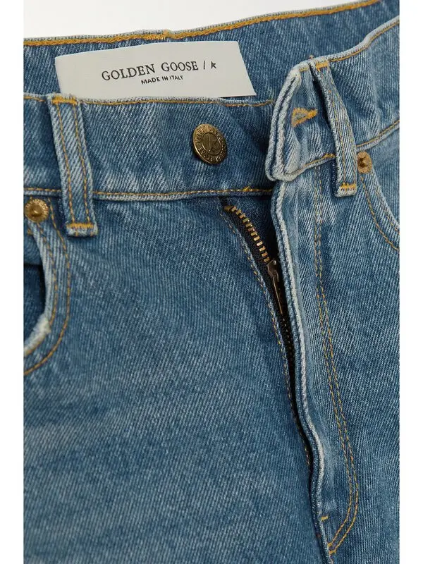 GOLDEN GOOSE High-rise Cropped Flare Jeans