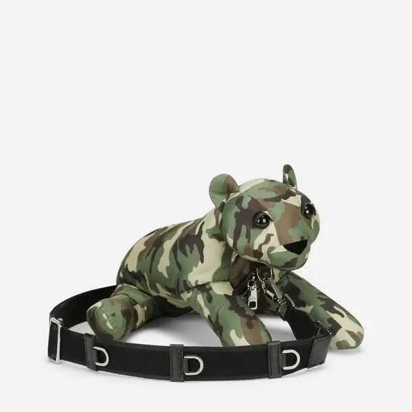 Dolce & Gabbana Printed Nylon Shoulder Bag