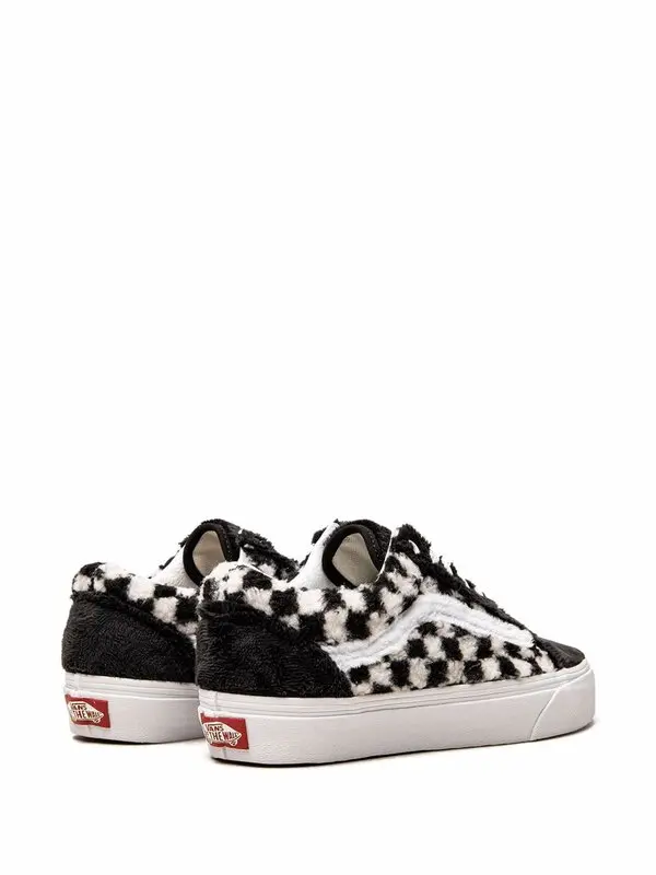 VANS Old Skool Sherpa Checkerboard Sneakers - Black