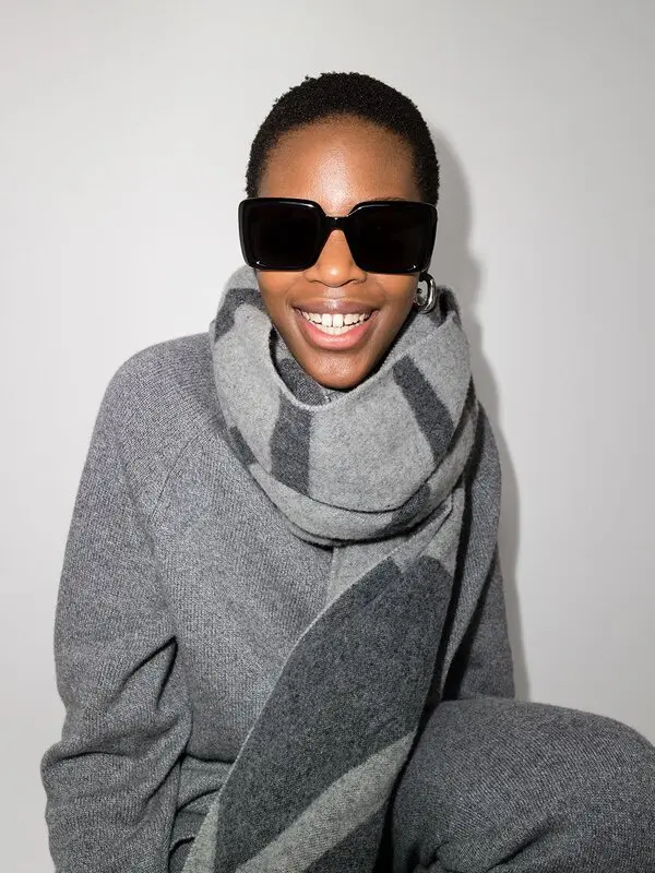 Saint Laurent Sl497 Oversized Frame Sunglasses