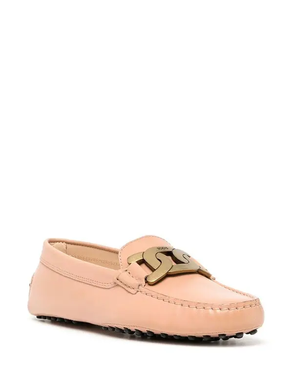 TOD'S Kate Gommino Driving Loafers - Neutrals