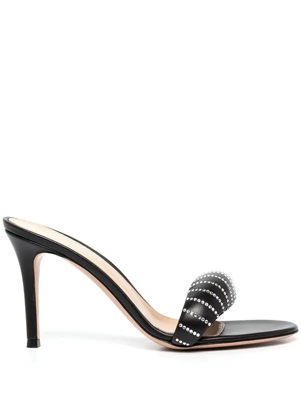 GIANVITO ROSSI Bijoux Crystal 85mm Padded Mules