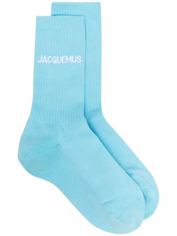 Jacquemus Logo-print Ribbed Socks
