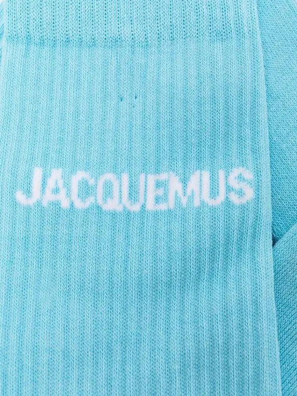 Jacquemus Logo-print Ribbed Socks