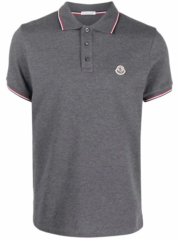 Moncler Piqué Logo-patch Polo Shirt
