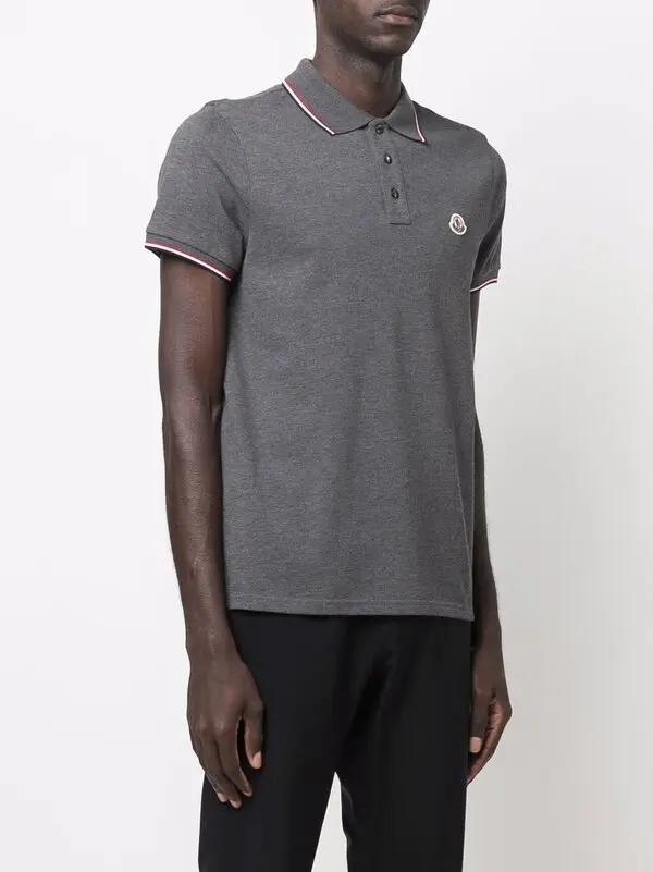 Moncler Piqué Logo-patch Polo Shirt