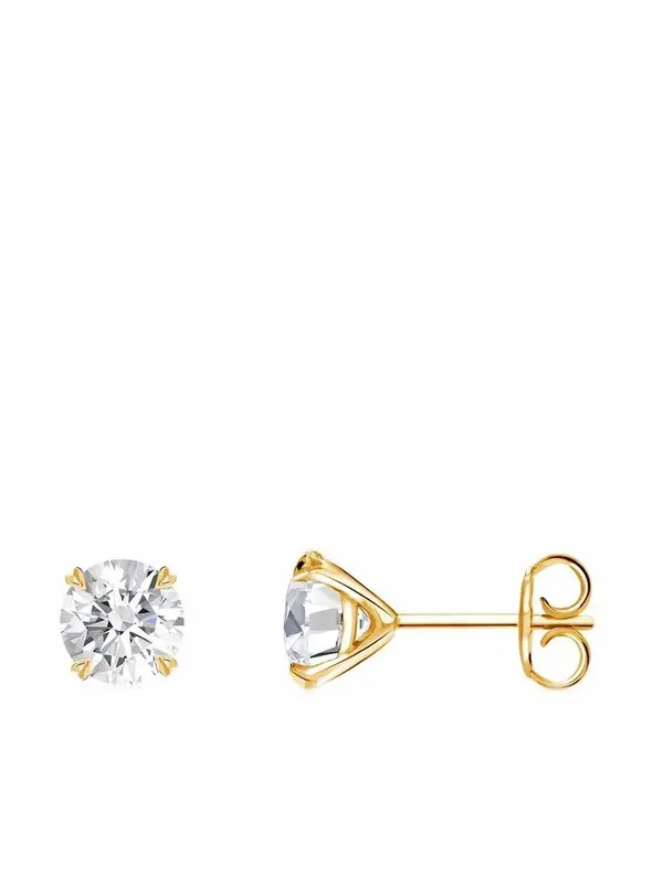 PRAGNELL 18kt Yellow 0.60ct Diamond Windsor Stud Earrings - Gold