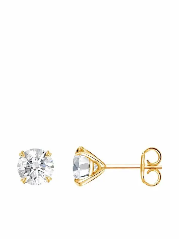 PRAGNELL 18kt Yellow Windsor 1.20ct Diamond Stud Earrings - Gold