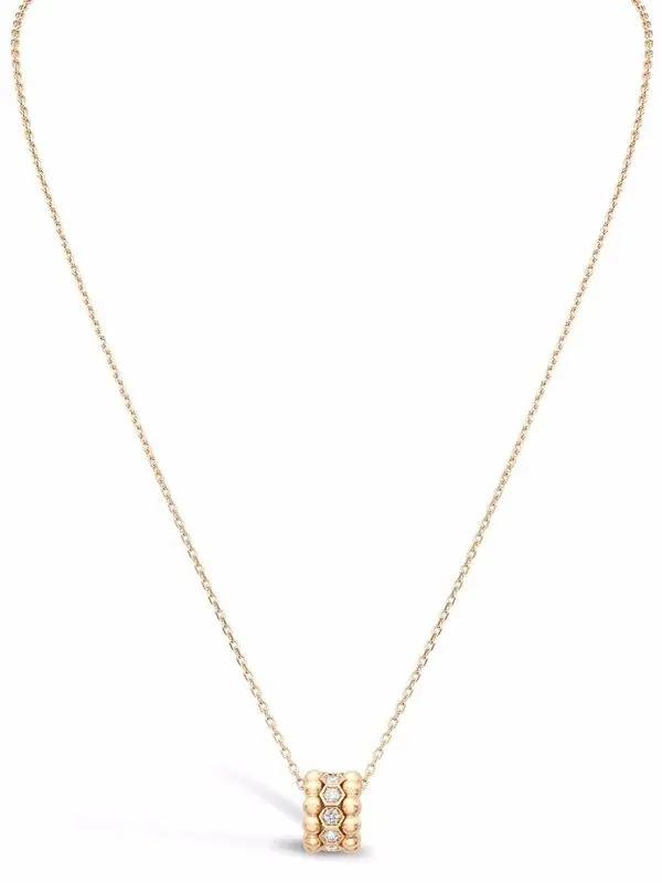 PRAGNELL 18kt Rose Gold Diamond Pendant Necklace