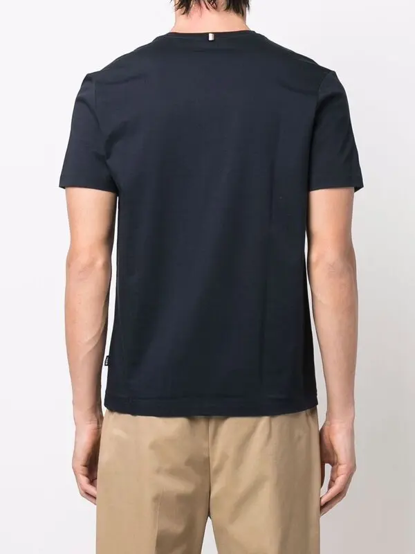 BOSS Round-neck Short-sleeve T-shirt - Blue