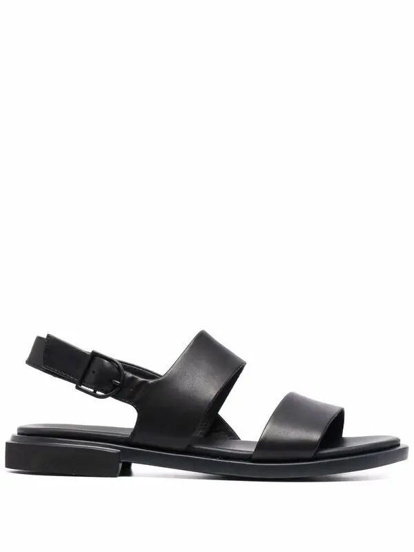 Camper Edy Slingback Leather Sandals - Black