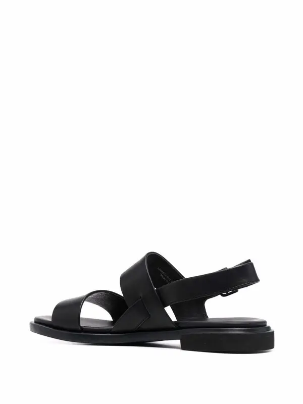 Camper Edy Slingback Leather Sandals - Black