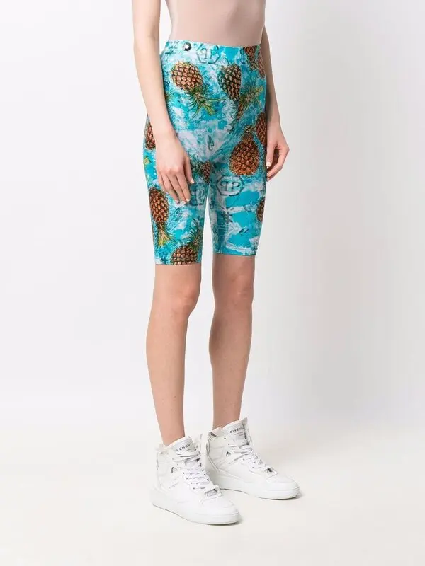 Philipp Plein Pineapple-print Shorts