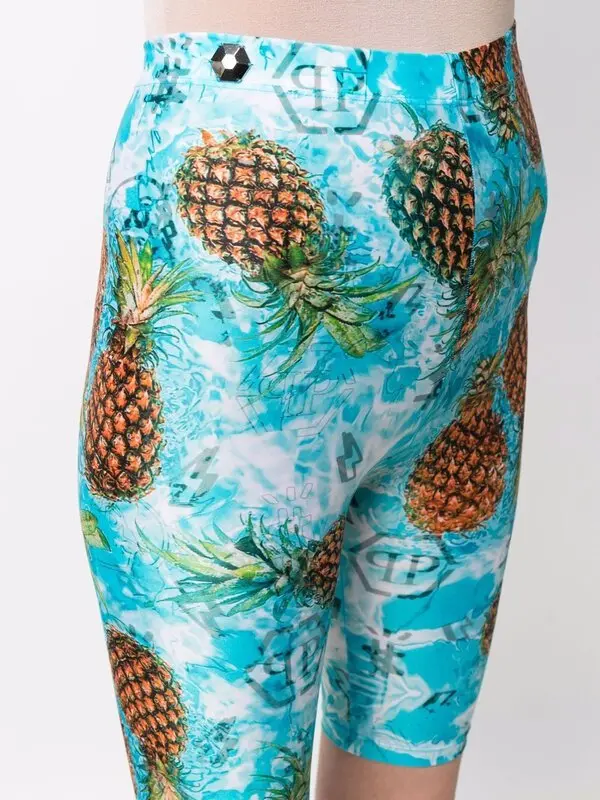 Philipp Plein Pineapple-print Shorts