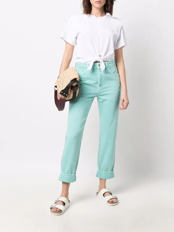 WASHINGTON DEE-CEE Logo Patch Straight-leg Jeans