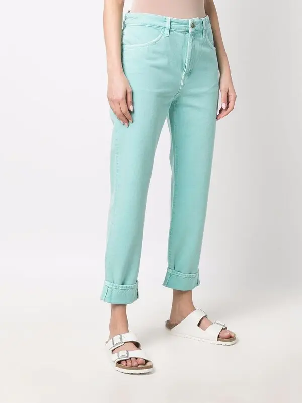 WASHINGTON DEE-CEE Logo Patch Straight-leg Jeans