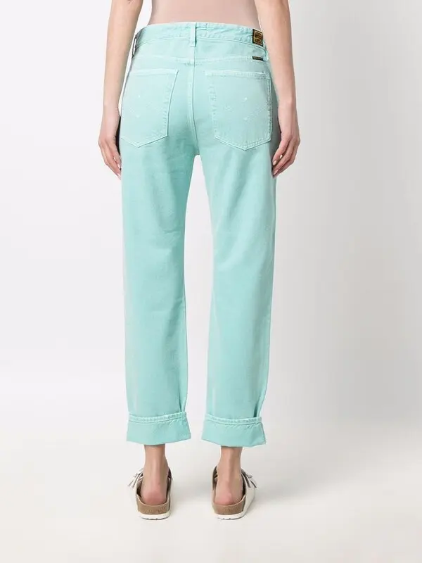 WASHINGTON DEE-CEE Logo Patch Straight-leg Jeans