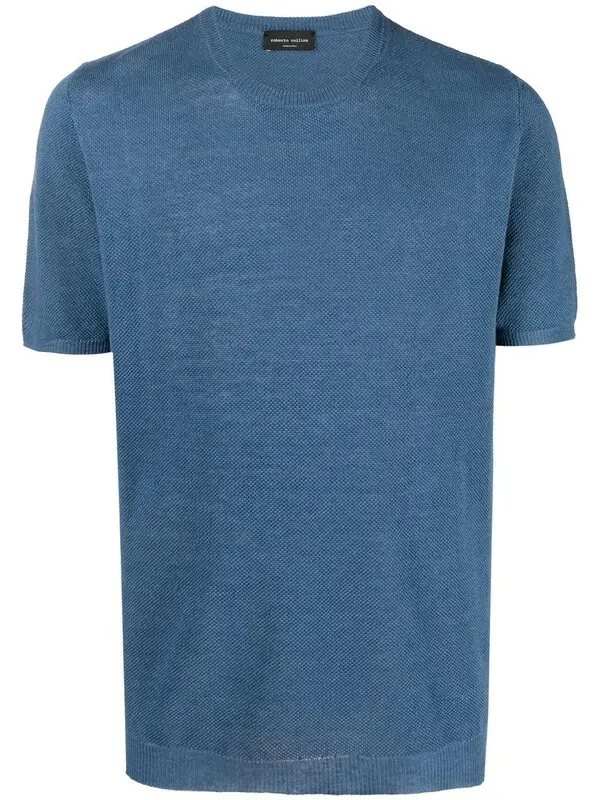 ROBERTO COLLINA Crew-neck Fitted T-shirt