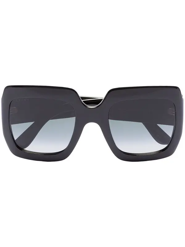 Gucci Interlocking G Oversize-frame Sunglasses