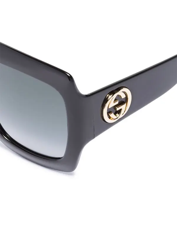 Gucci Interlocking G Oversize-frame Sunglasses