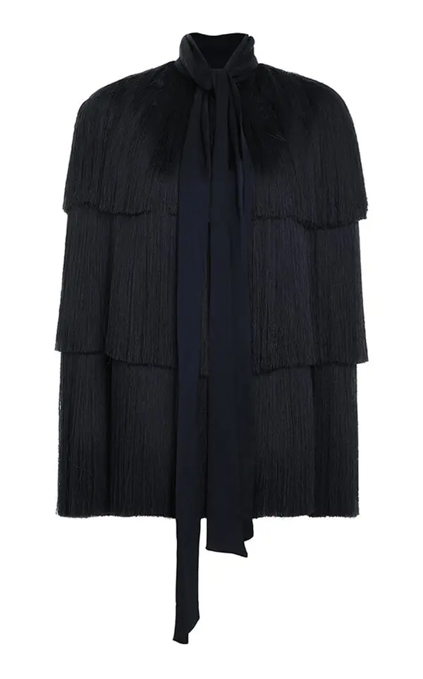 Zimmermann Celestial Fringe Cape