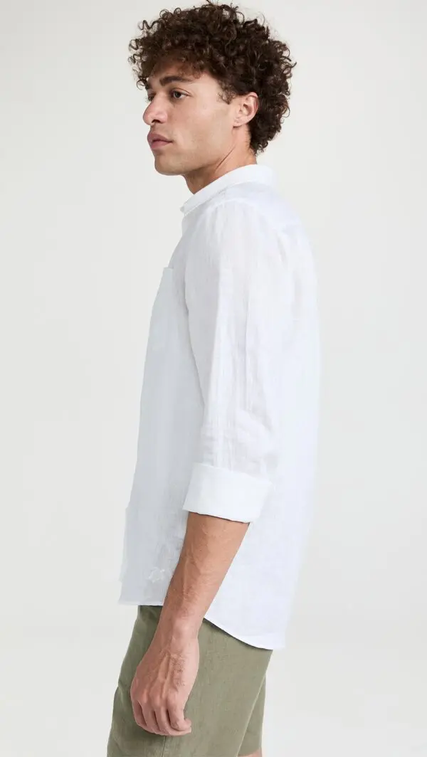 Vilebrequin Caroubis Linen Shirt - Blanc