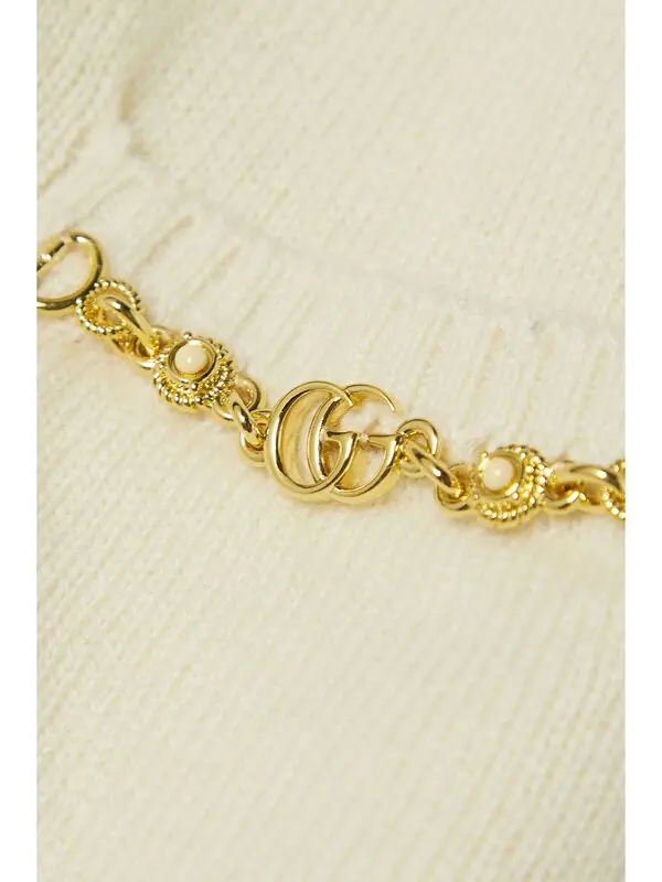 Gucci Chain-embellished Cashmere Sweater