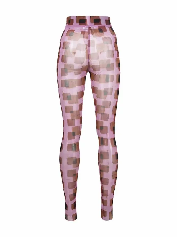 Henrik Vibskov Cube-print Stockings