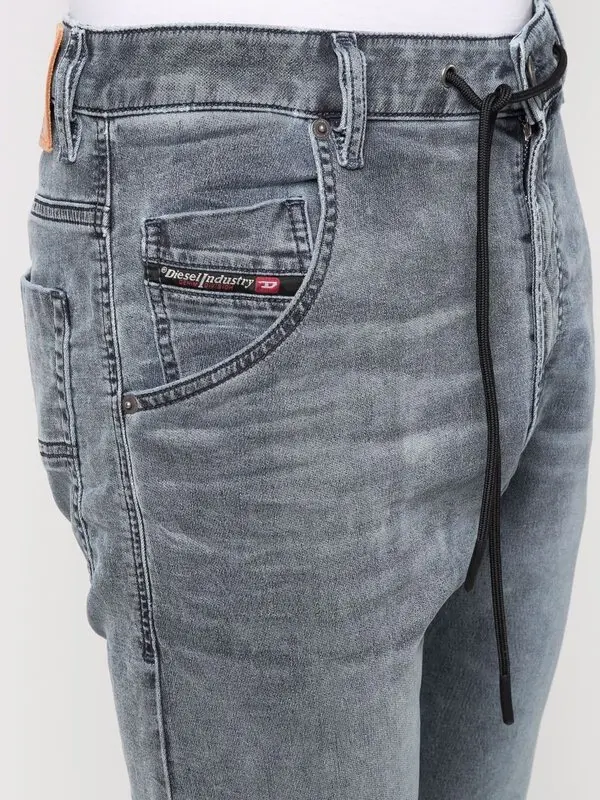 DIESEL® Denim Drawstring Jeans - Grey