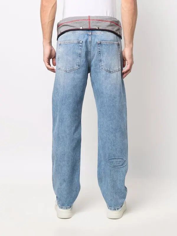 DIESEL® Layer Detail Tapered Jeans