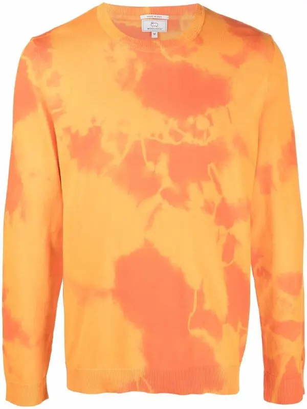 Woolrich Tie-dye Knit Jumper - Orange