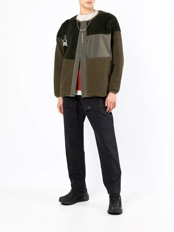 WHITE MOUNTAINEERING Patchwork Collarless Jacket