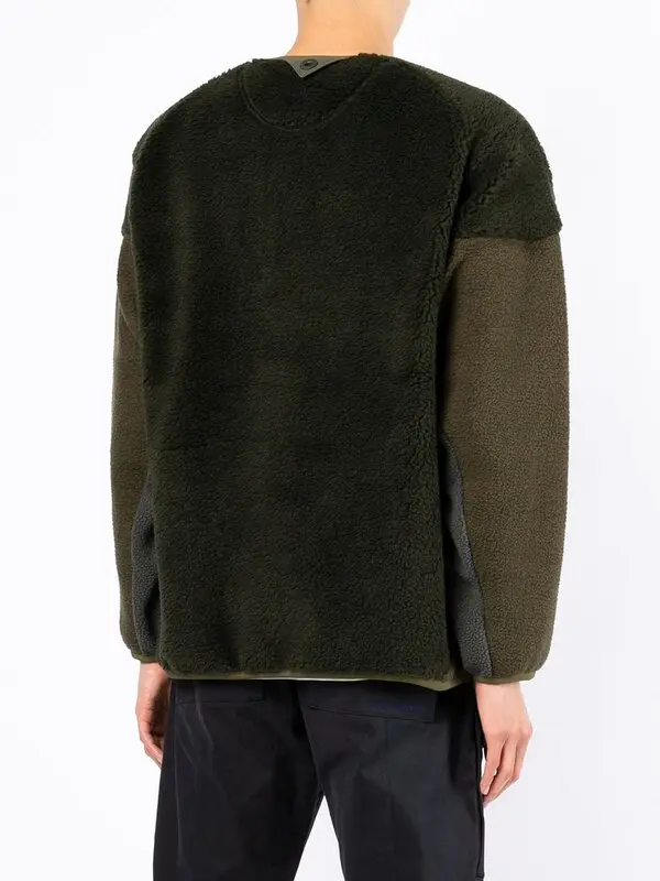 WHITE MOUNTAINEERING Patchwork Collarless Jacket