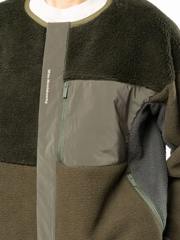 WHITE MOUNTAINEERING Patchwork Collarless Jacket